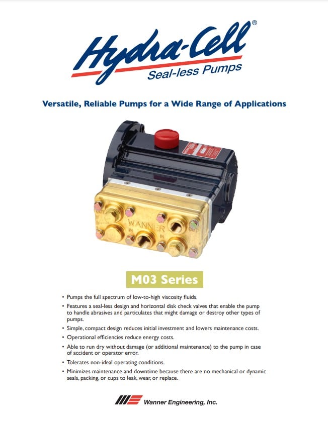 Hydra-Cell M03 Series / G03 Series (Metric)